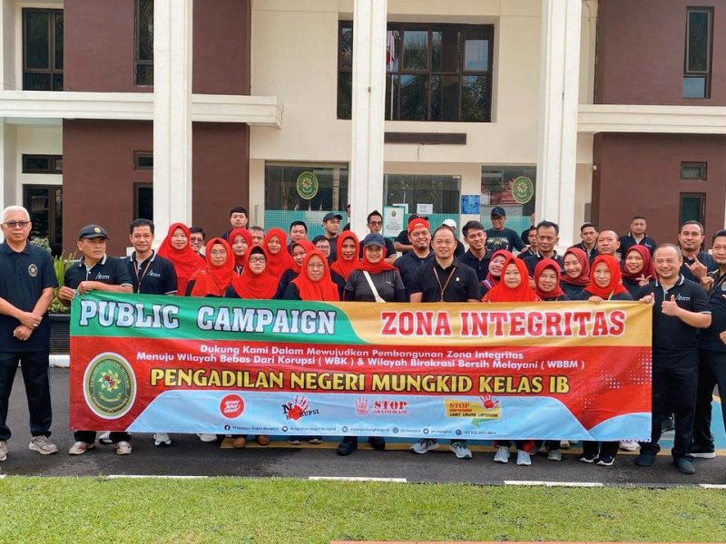 Gelar Public Campaign, PN Mungkid Ajak Masyarakat Berantas Korupsi