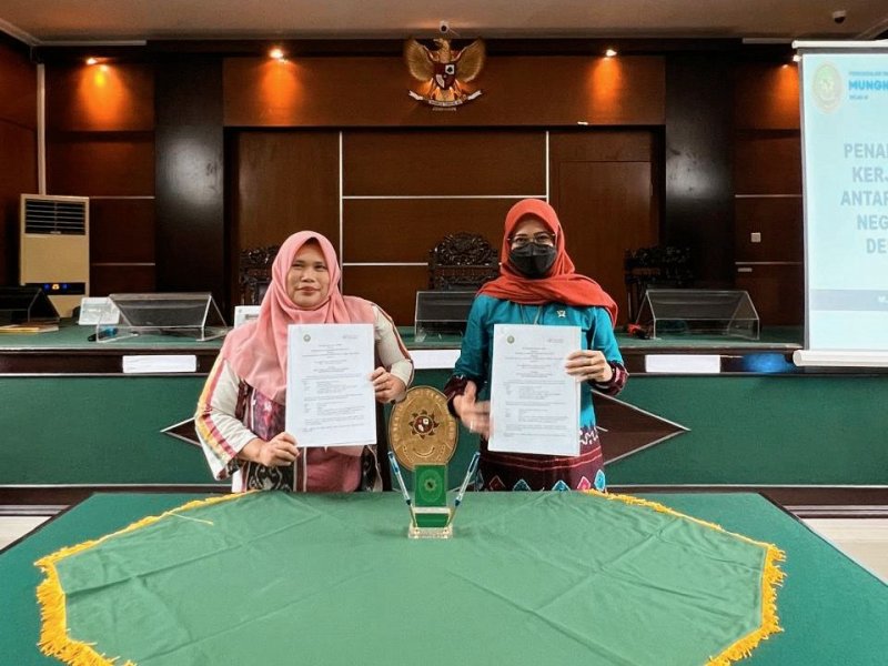 Tandatangani MoU dengan SAPDA, Wujud Komitmen PN Mungkid Ciptakan Akses Keadilan Inklusif