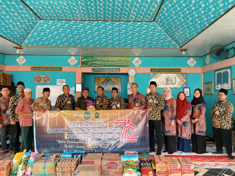 Tingkatkan Kepedulian dan Solidaritas, PC IKAHI Muara Enim Gelar Bakti ...